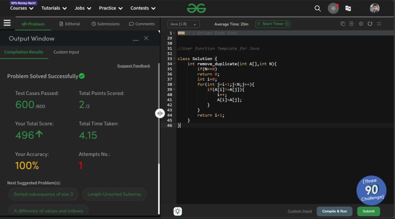 Aryan Singh on LinkedIn: #gfg #100daysofcodechallenge # ... Aryan Singh on LinkedIn: #gfg #100daysofcodechallenge # ...