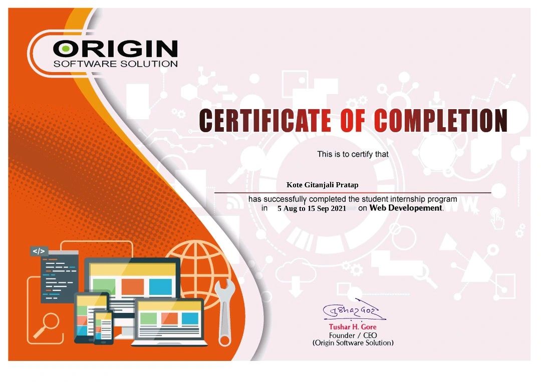 Gitanjali Kote on LinkedIn: #webdevelopment #certifiedcoder Gitanjali Kote on LinkedIn: #webdevelopment #certifiedcoder
