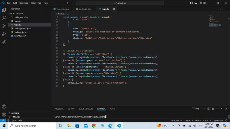 Quratulain Haider on LinkedIn: Introducing my first TypeScript project ... Quratulain Haider on LinkedIn: Introducing my first TypeScript project ...