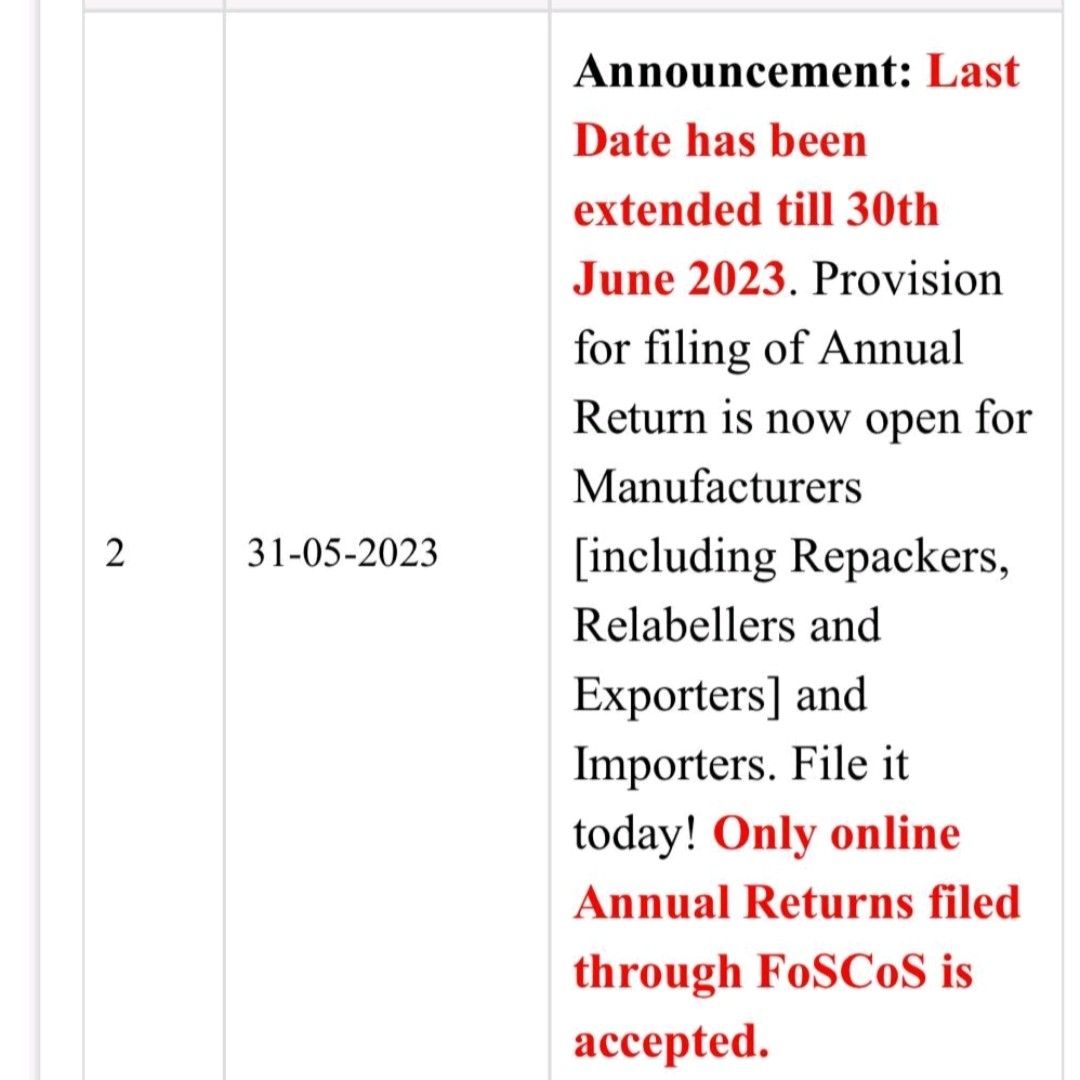 harshad sawanee on LinkedIn: Fssai annual return due date extended till ... harshad sawanee on LinkedIn: Fssai annual return due date extended till ...