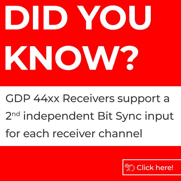 GDP Space Systems on LinkedIn: Did You Know? Bit Sync Inputs - GDP ... GDP Space Systems on LinkedIn: Did You Know? Bit Sync Inputs - GDP ...