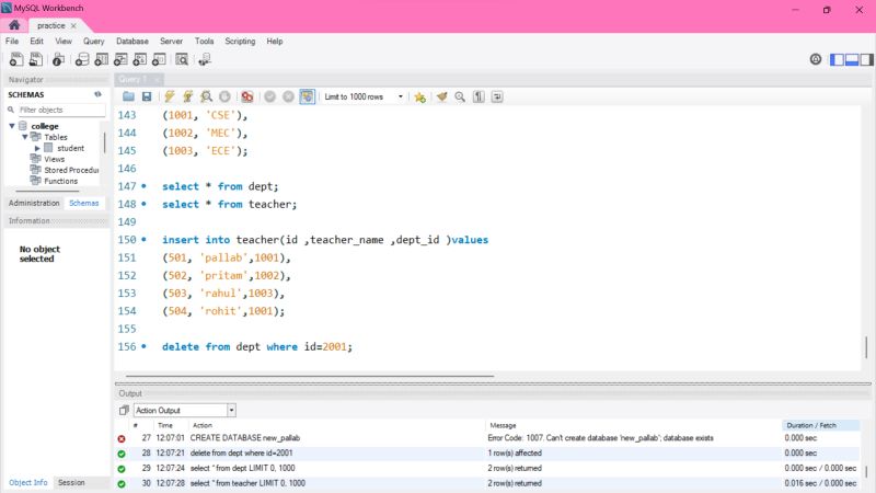 PALLAB GHOSH on LinkedIn: #sql #databasemanagement #learningjourney # ... PALLAB GHOSH on LinkedIn: #sql #databasemanagement #learningjourney # ...