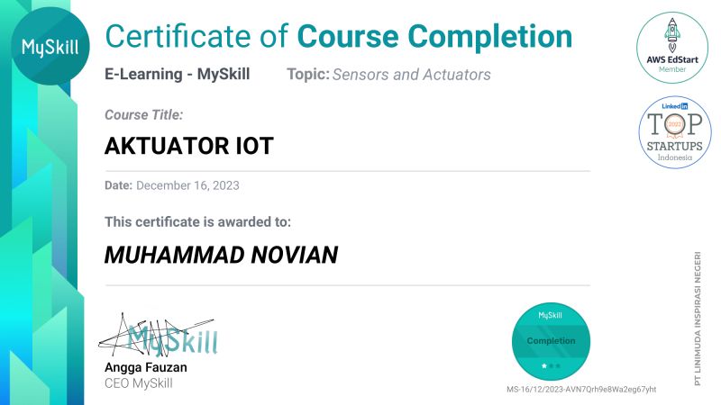 Muhamamd Novian on LinkedIn: #myskill #iot #sensor #actuator #teknologi ... Muhamamd Novian on LinkedIn: #myskill #iot #sensor #actuator #teknologi ...
