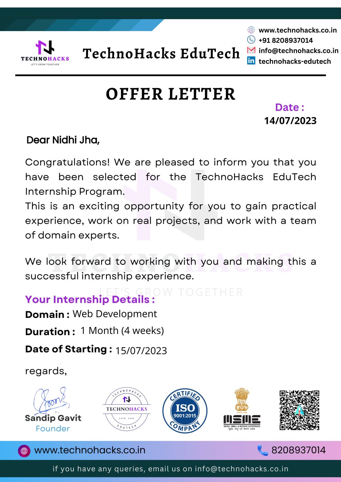 Nidhi Jha on LinkedIn: #webdevelopment #internship #opportunity # ... Nidhi Jha on LinkedIn: #webdevelopment #internship #opportunity # ...