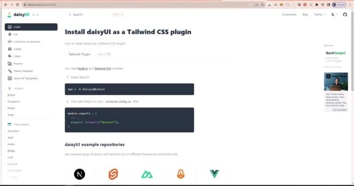 Syed Taha Ali Shahid on LinkedIn: Daisyui Tailwind css plugin for nextjs. Syed Taha Ali Shahid on LinkedIn: Daisyui Tailwind css plugin for nextjs.