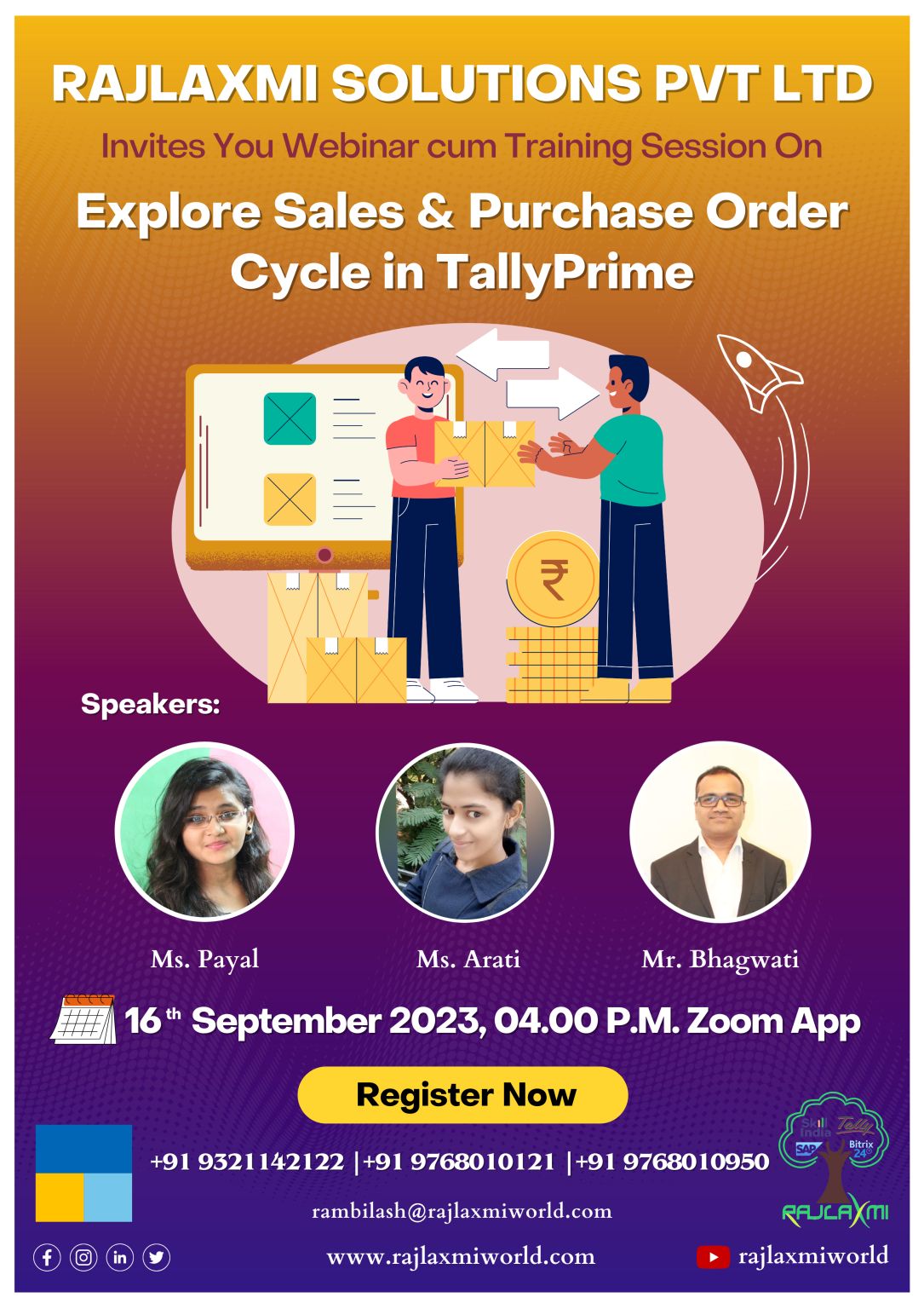 Rajlaxmi Solutions Private Limited on LinkedIn: Training On Sales ... Rajlaxmi Solutions Private Limited on LinkedIn: Training On Sales ...