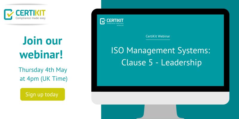 CertiKit on LinkedIn: #webinar #isostandards #iso9001 #iso27001 # ... CertiKit on LinkedIn: #webinar #isostandards #iso9001 #iso27001 # ...