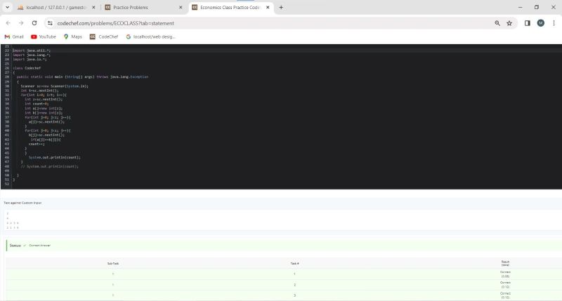 Mohit Nigade on LinkedIn: #codechallenge #learningandgrowing #codechef Mohit Nigade on LinkedIn: #codechallenge #learningandgrowing #codechef