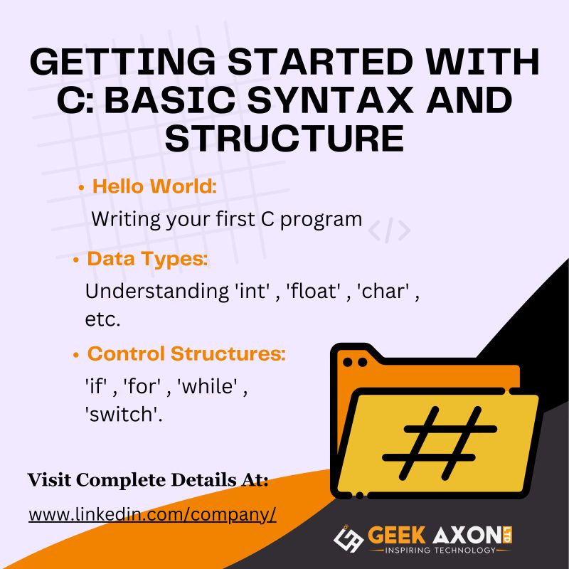 Geek Axon (Pvt) Ltd on LinkedIn: #c #programming #include #include #coding Geek Axon (Pvt) Ltd on LinkedIn: #c #programming #include #include #coding