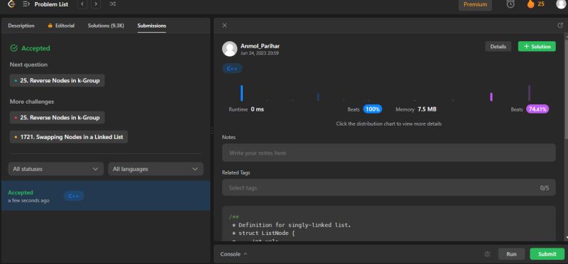 Anmol Parihar on LinkedIn: #100daychallenge #leetcode #dailycoding ... Anmol Parihar on LinkedIn: #100daychallenge #leetcode #dailycoding ...