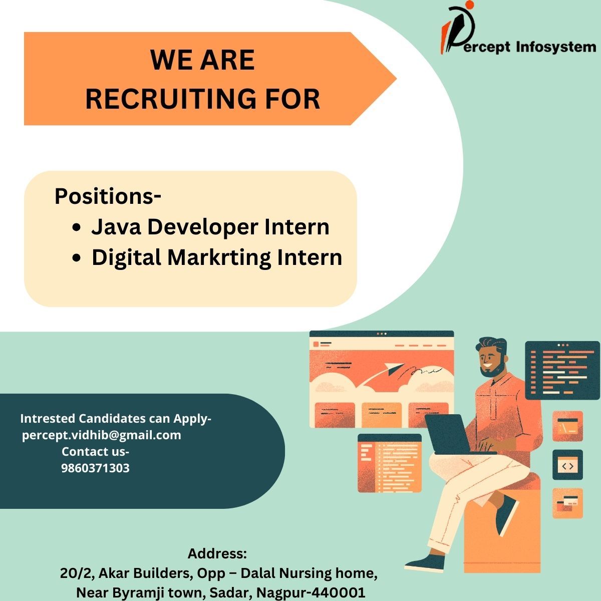 Vidhi Bangre on LinkedIn: #javadeveloper #digitalmarketing #intern # ... Vidhi Bangre on LinkedIn: #javadeveloper #digitalmarketing #intern # ...