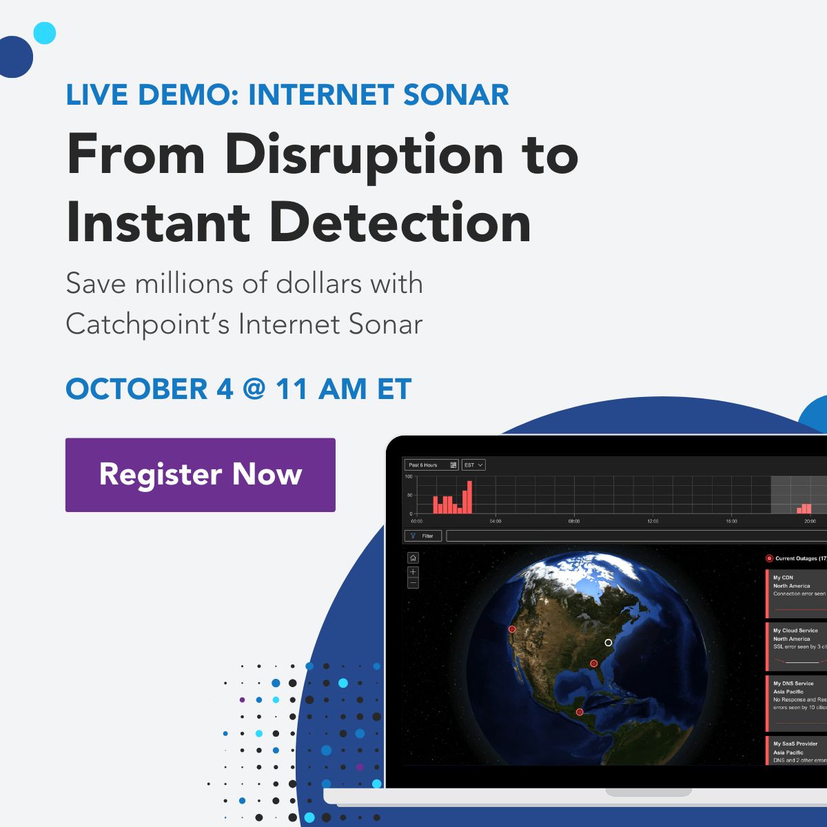 Catchpoint on LinkedIn: LIVE DEMO: INTERNET SONAR Catchpoint on LinkedIn: LIVE DEMO: INTERNET SONAR