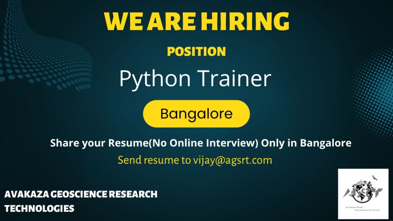 AvakAza GeoScience Research Technologies on LinkedIn: Python Trainer ... AvakAza GeoScience Research Technologies on LinkedIn: Python Trainer ...