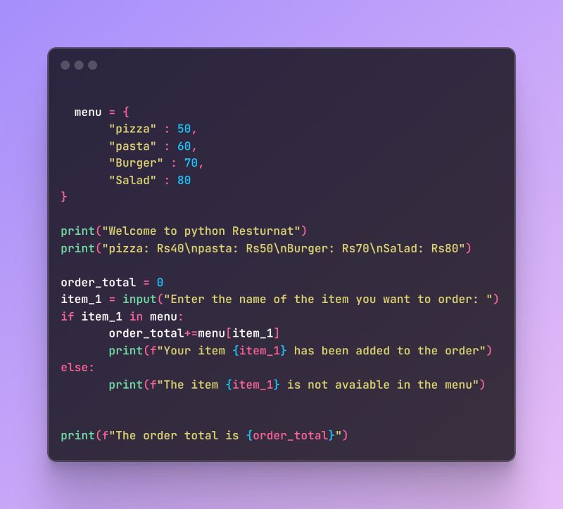 Aakshat Agarwal on LinkedIn: #python #coding #learning Aakshat Agarwal on LinkedIn: #python #coding #learning