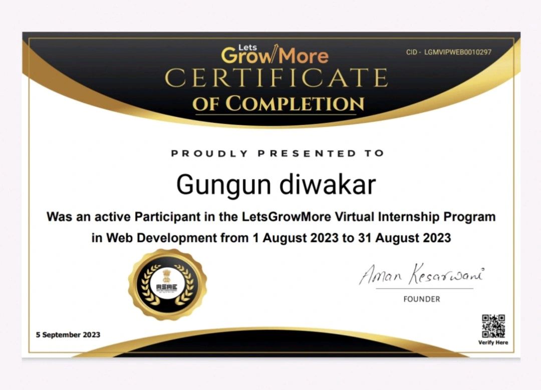 Gungun Diwakar on LinkedIn: #internship #internshipopportunity Gungun Diwakar on LinkedIn: #internship #internshipopportunity