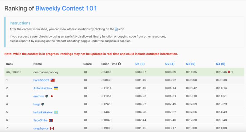 Dipanshu Pandey on LinkedIn: Hi Everyone, In the Leetcode Biweekly ... Dipanshu Pandey on LinkedIn: Hi Everyone, In the Leetcode Biweekly ...