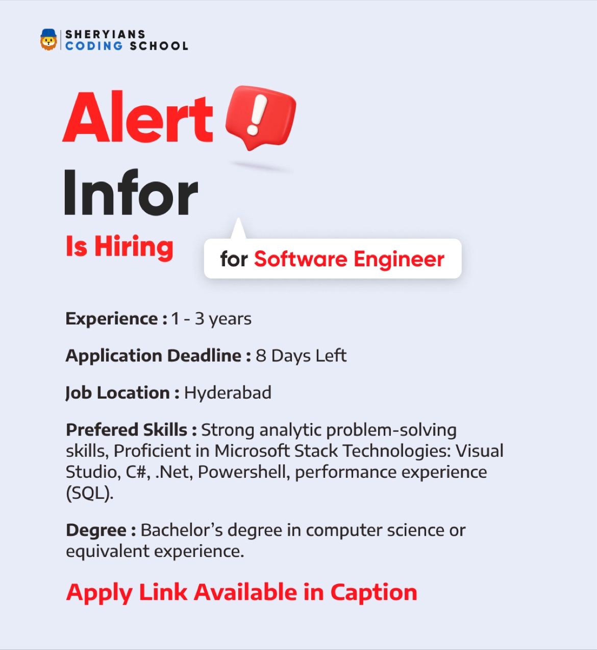 Sheryians Coding School on LinkedIn: Apply Here: https://lnkd.in/dRkpTcWV Sheryians Coding School on LinkedIn: Apply Here: https://lnkd.in/dRkpTcWV