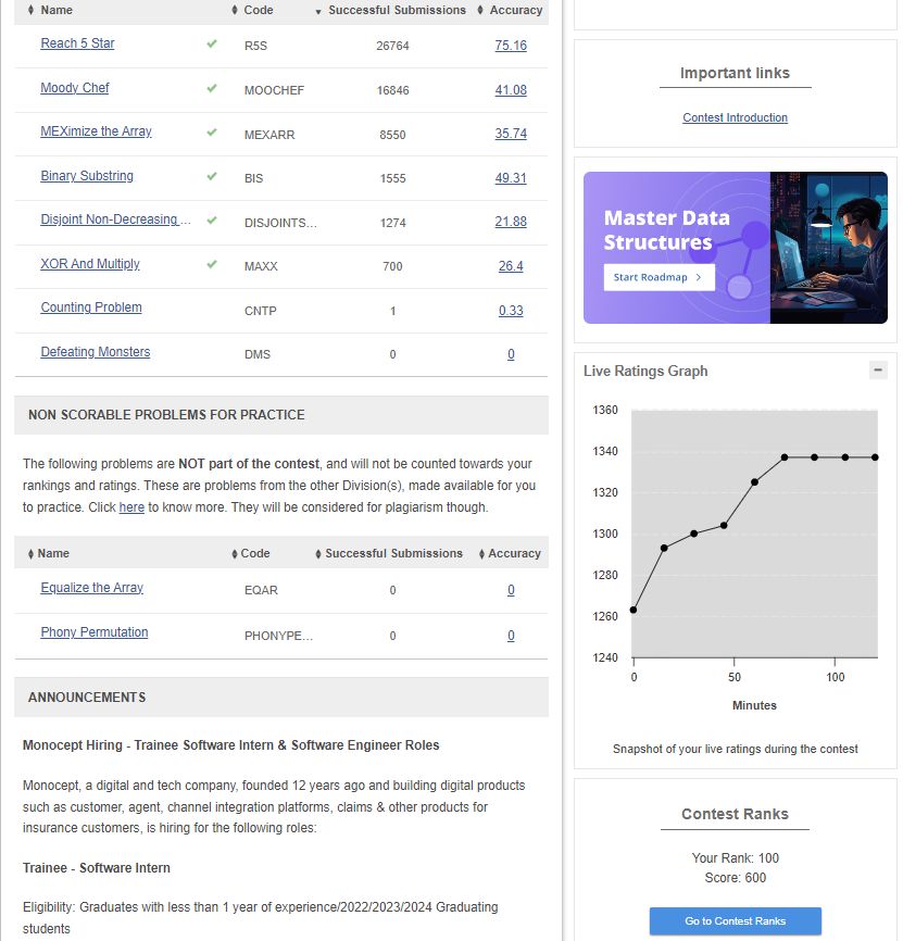Gnaneshwar Reddy Dontireddy on LinkedIn: #codechef #coding #challenge # ... Gnaneshwar Reddy Dontireddy on LinkedIn: #codechef #coding #challenge # ...