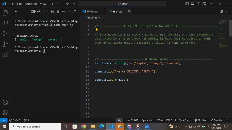 Anousha Asadullah on LinkedIn: #giaic #typescript #array #arraymethods Anousha Asadullah on LinkedIn: #giaic #typescript #array #arraymethods