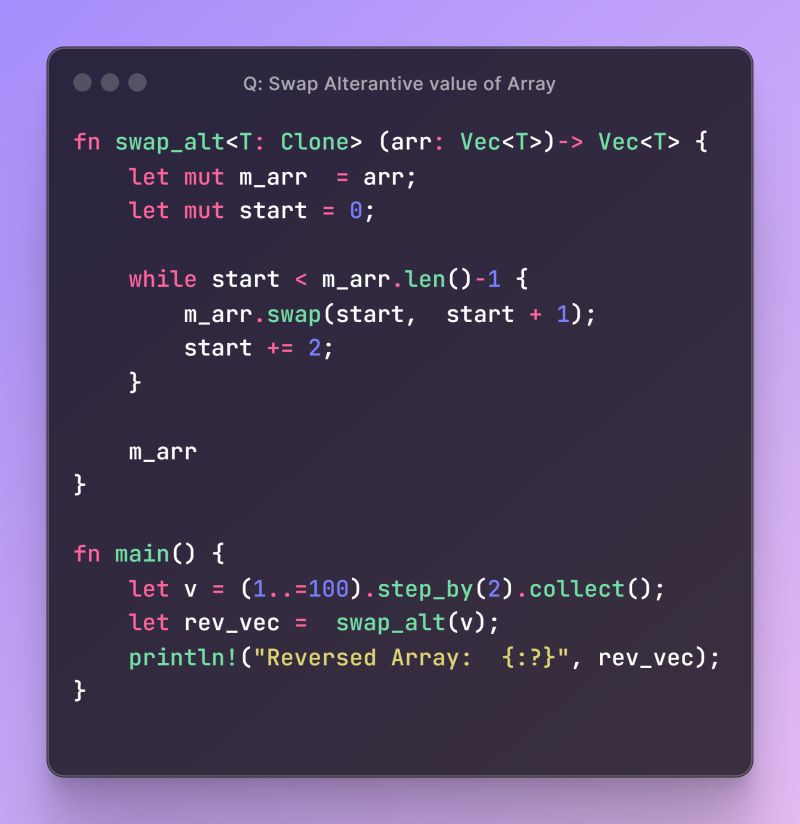 Gaurav Lohar on LinkedIn: #dsa #rust #learning #coding Gaurav Lohar on LinkedIn: #dsa #rust #learning #coding