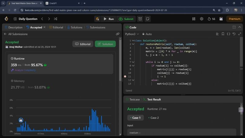 Anuj Mulhar on LinkedIn: #100daysleetcodechallenge #codingjourney # ... Anuj Mulhar on LinkedIn: #100daysleetcodechallenge #codingjourney # ...