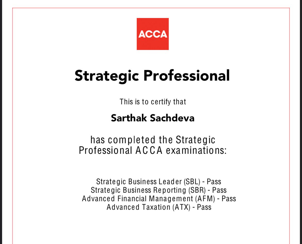 Sarthak Sachdeva on LinkedIn: With this result, I have finally ended my ... Sarthak Sachdeva on LinkedIn: With this result, I have finally ended my ...