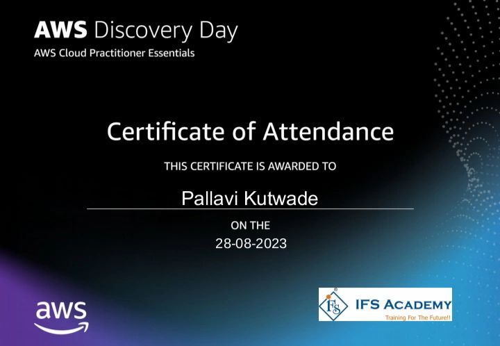 Pallavi Kutwade on LinkedIn: #aws #awscloud #learning Pallavi Kutwade on LinkedIn: #aws #awscloud #learning