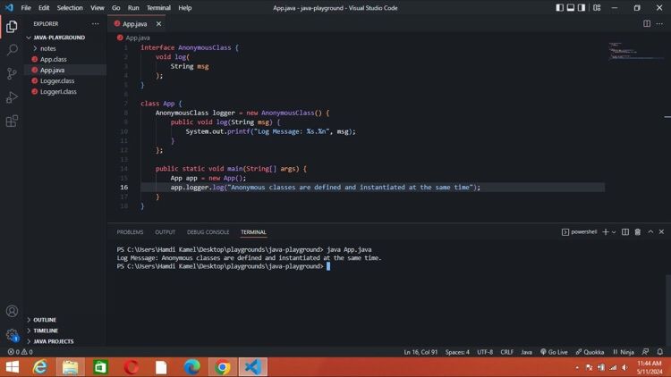 How to create anonymous classes in Java | Hamdi Kamel posted on the ... How to create anonymous classes in Java | Hamdi Kamel posted on the ...