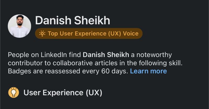 Danish Sheikh on LinkedIn: #userexperience #reactjs #javascript #html # ... Danish Sheikh on LinkedIn: #userexperience #reactjs #javascript #html # ...