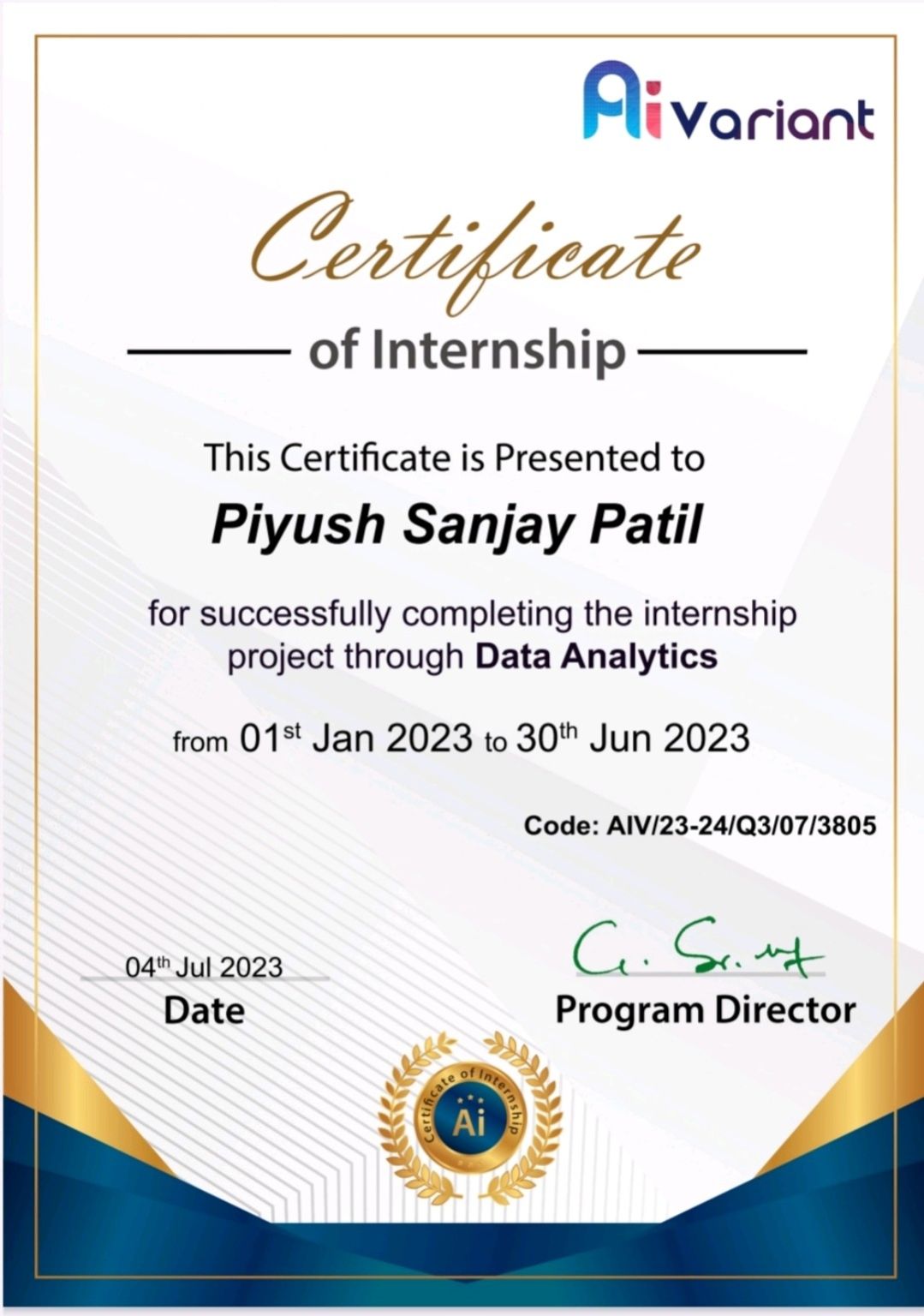 Piyush Patil on LinkedIn: #dataanalytics #project #internship #dataanalyst Piyush Patil on LinkedIn: #dataanalytics #project #internship #dataanalyst