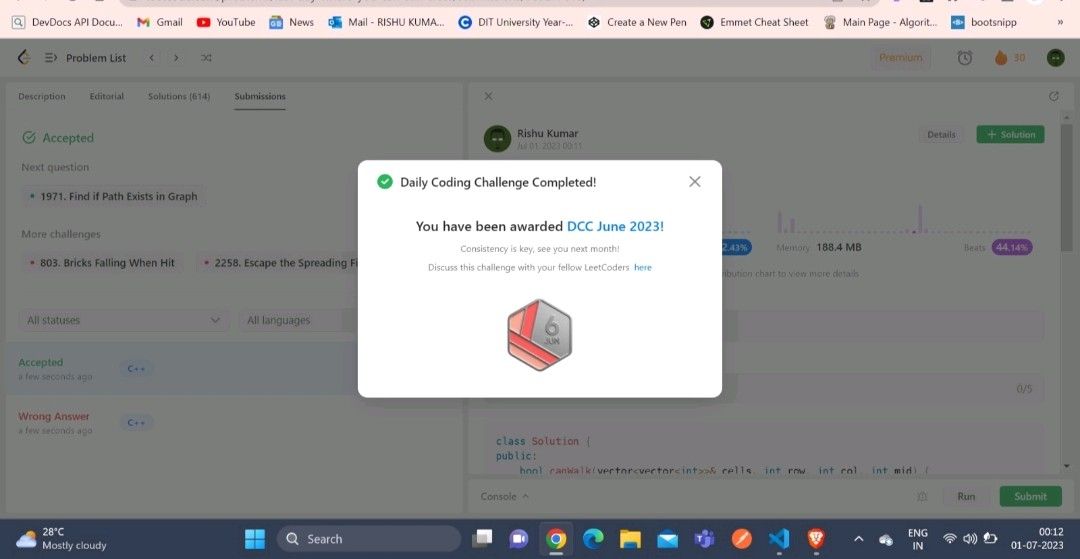 Rishu Kumar on LinkedIn: #leetcode #dailychallenge Rishu Kumar on LinkedIn: #leetcode #dailychallenge