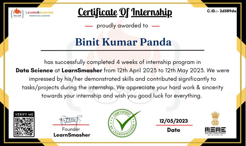 Binit Kumar Panda on LinkedIn: #connections #learnsmasher #datascience ... Binit Kumar Panda on LinkedIn: #connections #learnsmasher #datascience ...
