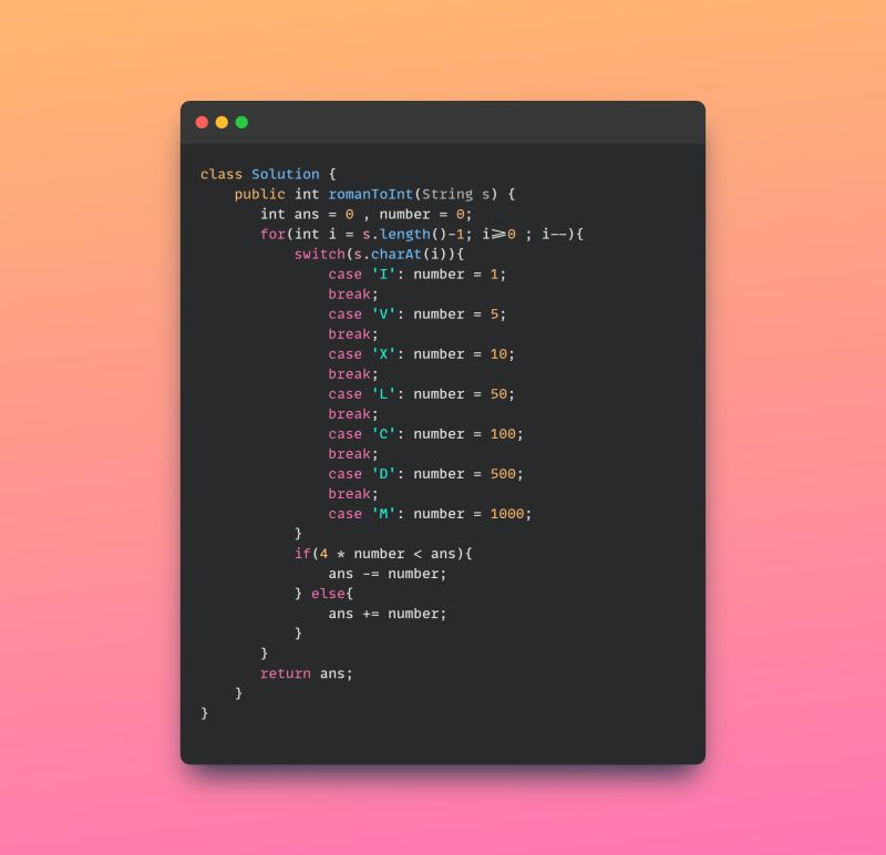 Kartik Labhshetwar on LinkedIn: LeetCode Problem: 13. Roman To Integer ... Kartik Labhshetwar on LinkedIn: LeetCode Problem: 13. Roman To Integer ...