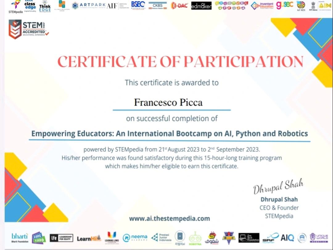 Francesco Picca on LinkedIn: #coding #python #ai #programming #steam Francesco Picca on LinkedIn: #coding #python #ai #programming #steam