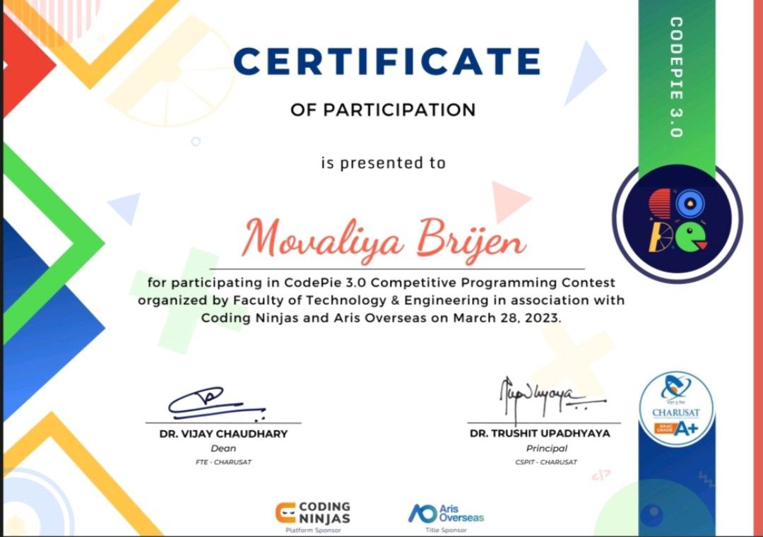BRIJEN MOVALIYA on LinkedIn: #learning #codechallenge # ... BRIJEN MOVALIYA on LinkedIn: #learning #codechallenge # ...