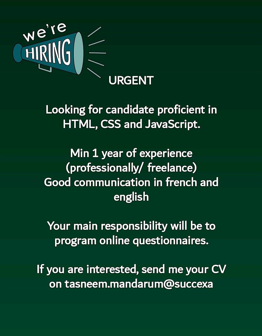 Tasneem Mandarum on LinkedIn: #html #css #javascript #juniordeveloper # ... Tasneem Mandarum on LinkedIn: #html #css #javascript #juniordeveloper # ...