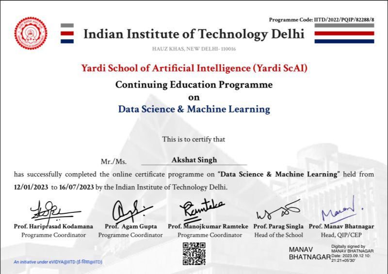 Akshat Singh on LinkedIn: #datascience #machinelearning #algorithms # ... Akshat Singh on LinkedIn: #datascience #machinelearning #algorithms # ...