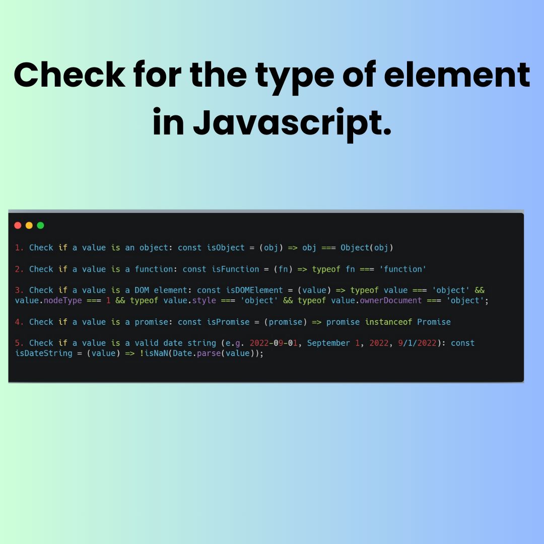Pankaj Sharma on LinkedIn: #javascript #typechecking #codingtips # ... Pankaj Sharma on LinkedIn: #javascript #typechecking #codingtips # ...