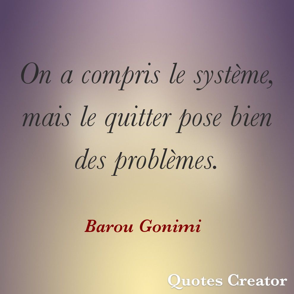 Mahamat Ali Adoum on LinkedIn: #understand #system #difficult #leave Mahamat Ali Adoum on LinkedIn: #understand #system #difficult #leave