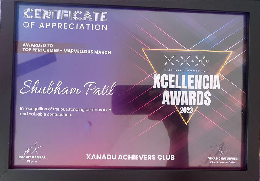 shubham patil on LinkedIn: Thank you Xanadu Rachit Bansal Vikas ... shubham patil on LinkedIn: Thank you Xanadu Rachit Bansal Vikas ...