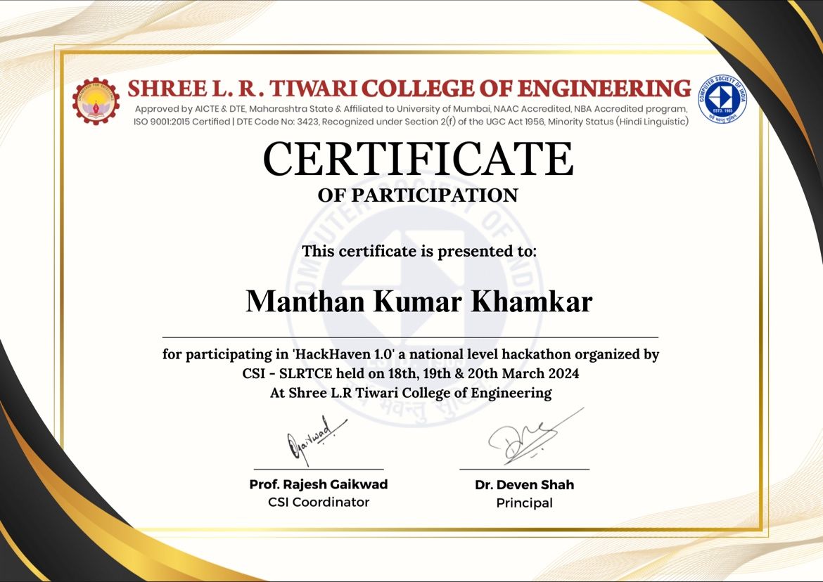 Manthan khamkar on LinkedIn: #ai #ml #hackathon #deepfakedetection # ... Manthan khamkar on LinkedIn: #ai #ml #hackathon #deepfakedetection # ...