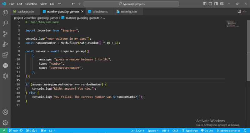Ahsan Raza on LinkedIn: #typescript #nodejs #inquirer #coding # ... Ahsan Raza on LinkedIn: #typescript #nodejs #inquirer #coding # ...