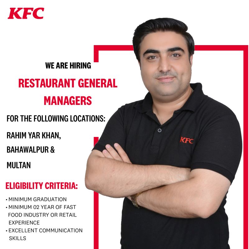 Kamran Ali Khan on LinkedIn: Jobs at KFC Pakistan Kamran Ali Khan on LinkedIn: Jobs at KFC Pakistan