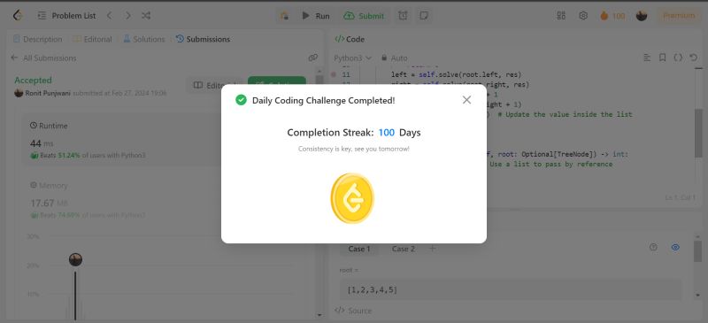 Ronit Punjwani on LinkedIn: #leetcode #100daysofcode Ronit Punjwani on LinkedIn: #leetcode #100daysofcode