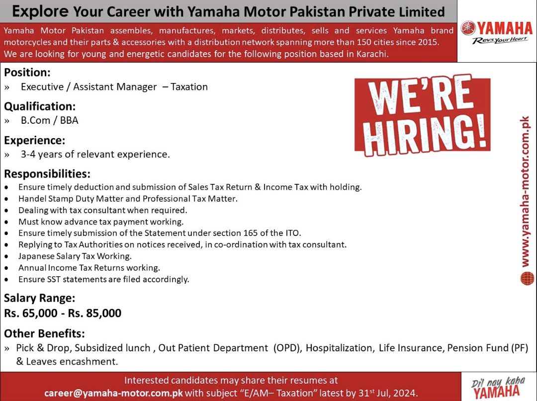 Shahbaz Khan on LinkedIn: Yamaha Motor Pakistan (Pvt) Ltd. Shahbaz Khan on LinkedIn: Yamaha Motor Pakistan (Pvt) Ltd.