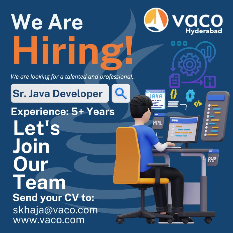 Vaco Enterprise LLP on LinkedIn: #hiring #javadeveloper #java #j2ee # ... Vaco Enterprise LLP on LinkedIn: #hiring #javadeveloper #java #j2ee # ...