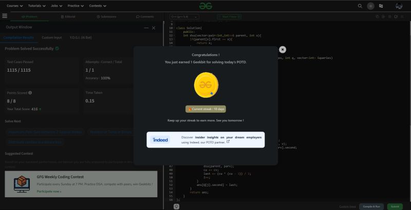Rishabh Gupta on LinkedIn: Day 18 of GFG POTD Question: - Possible ... Rishabh Gupta on LinkedIn: Day 18 of GFG POTD Question: - Possible ...