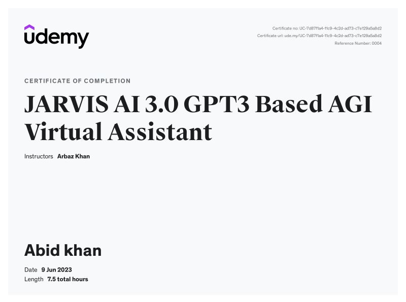 Abid Khan on LinkedIn: #jarvisai #gpt3 #aiinnovation #pythonprogramming ... Abid Khan on LinkedIn: #jarvisai #gpt3 #aiinnovation #pythonprogramming ...