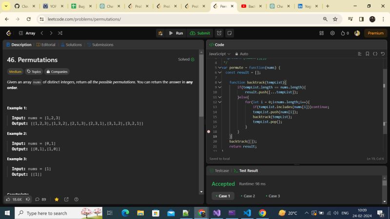 Yogesh Bhande on LinkedIn: #recursion #backtracking #problemsolving #dsa Yogesh Bhande on LinkedIn: #recursion #backtracking #problemsolving #dsa