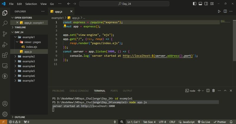 Praveen Pandey on LinkedIn: #nodejs #expressjs #ejs #templateengine # ... Praveen Pandey on LinkedIn: #nodejs #expressjs #ejs #templateengine # ...